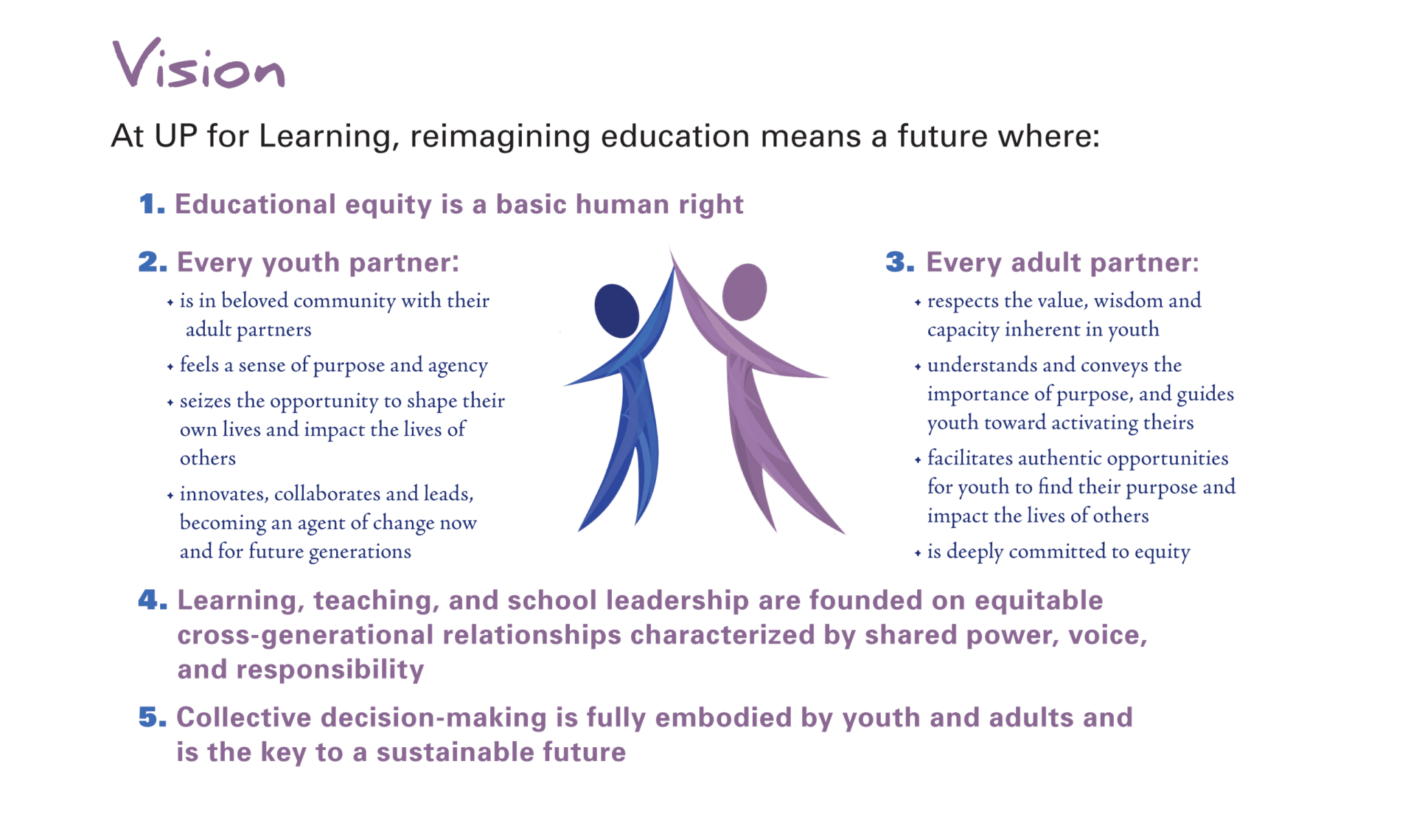 vision - UP for Learning